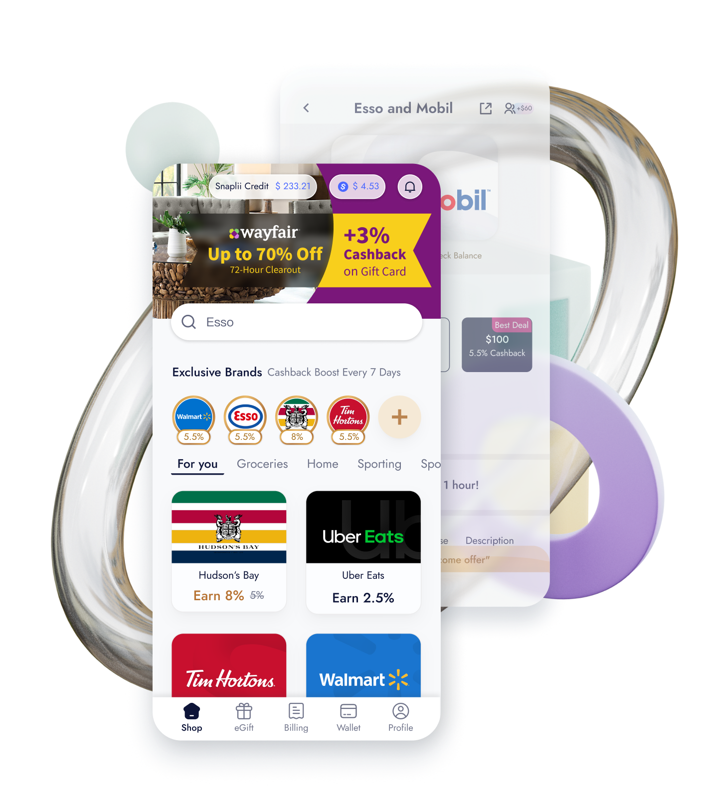 Home - Snaplii: Cash Back eGift Cards